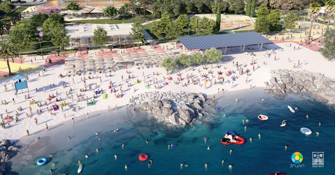 Have a look at famous Split beach once construction is done – Žnjanski ...