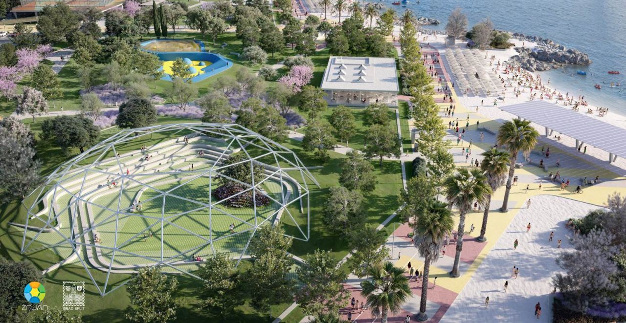 Have a look at famous Split beach once construction is done – Žnjanski ...